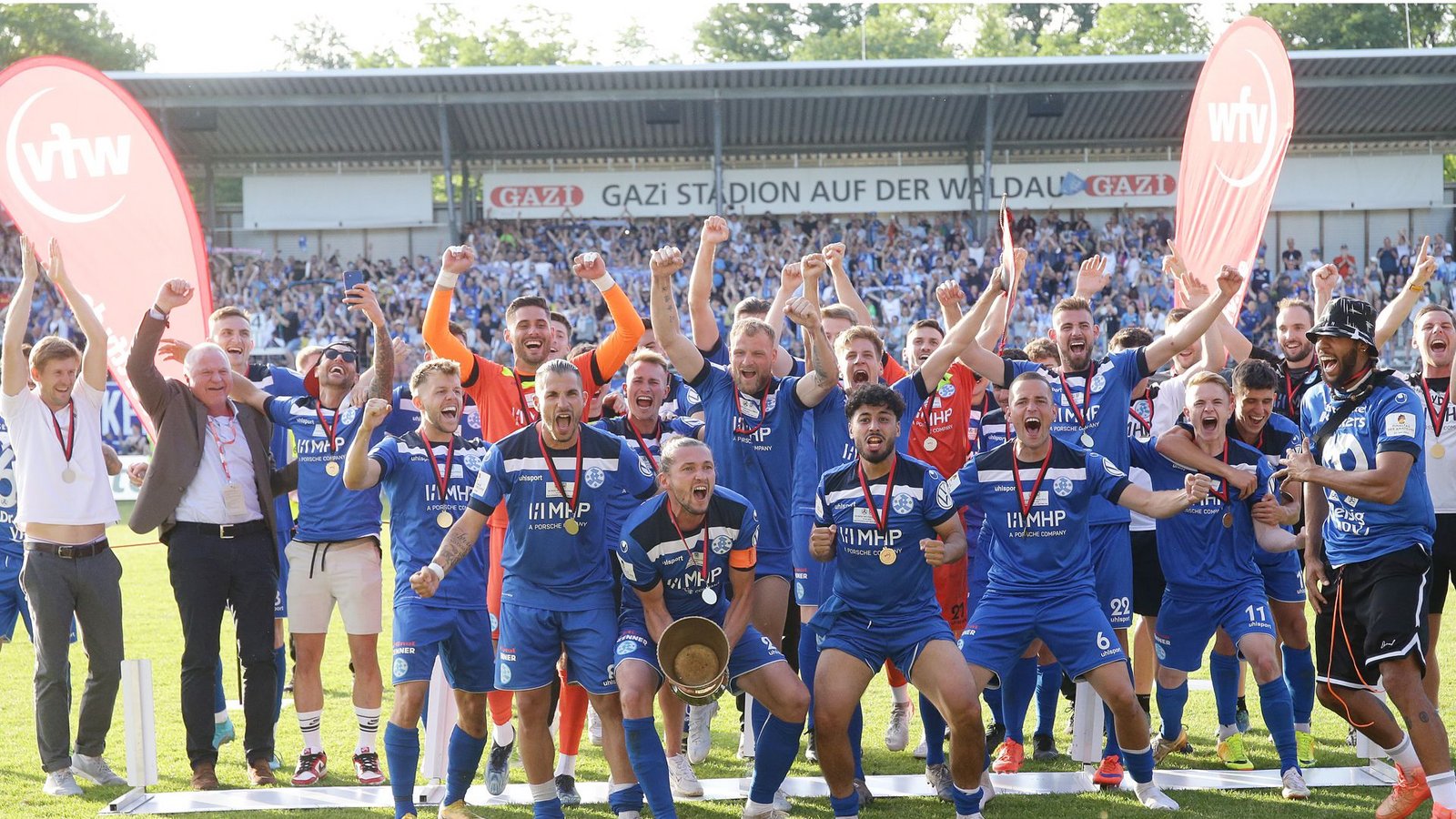 So liefen die bisherigen WFV-Pokal-Endspiele der Blauen