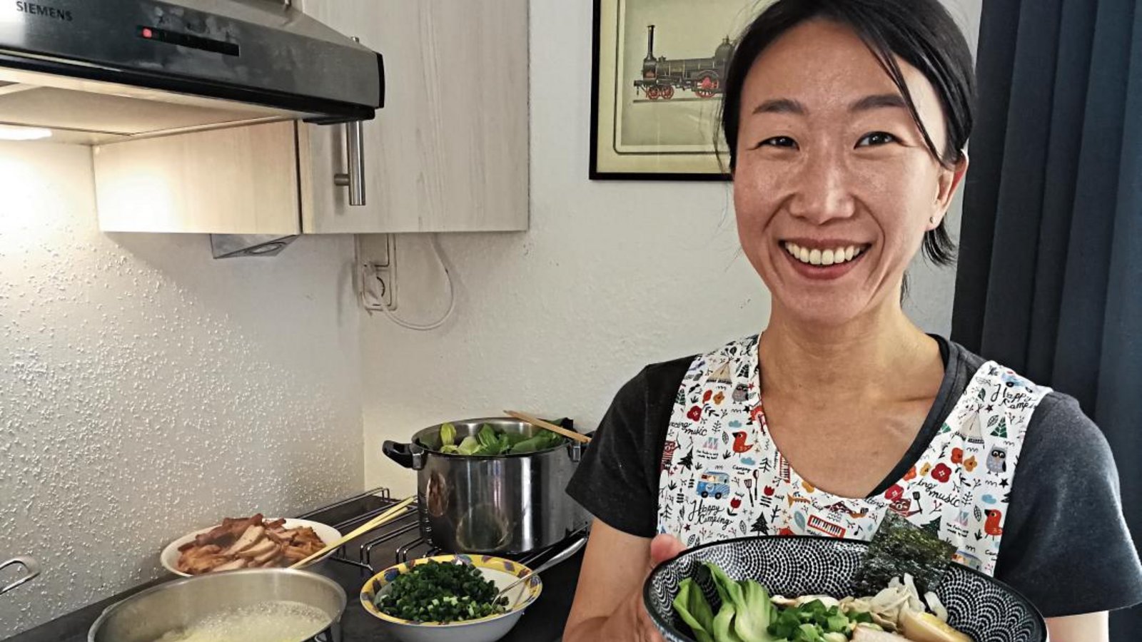 Eine Koreanerin, die lieber japanisch kocht