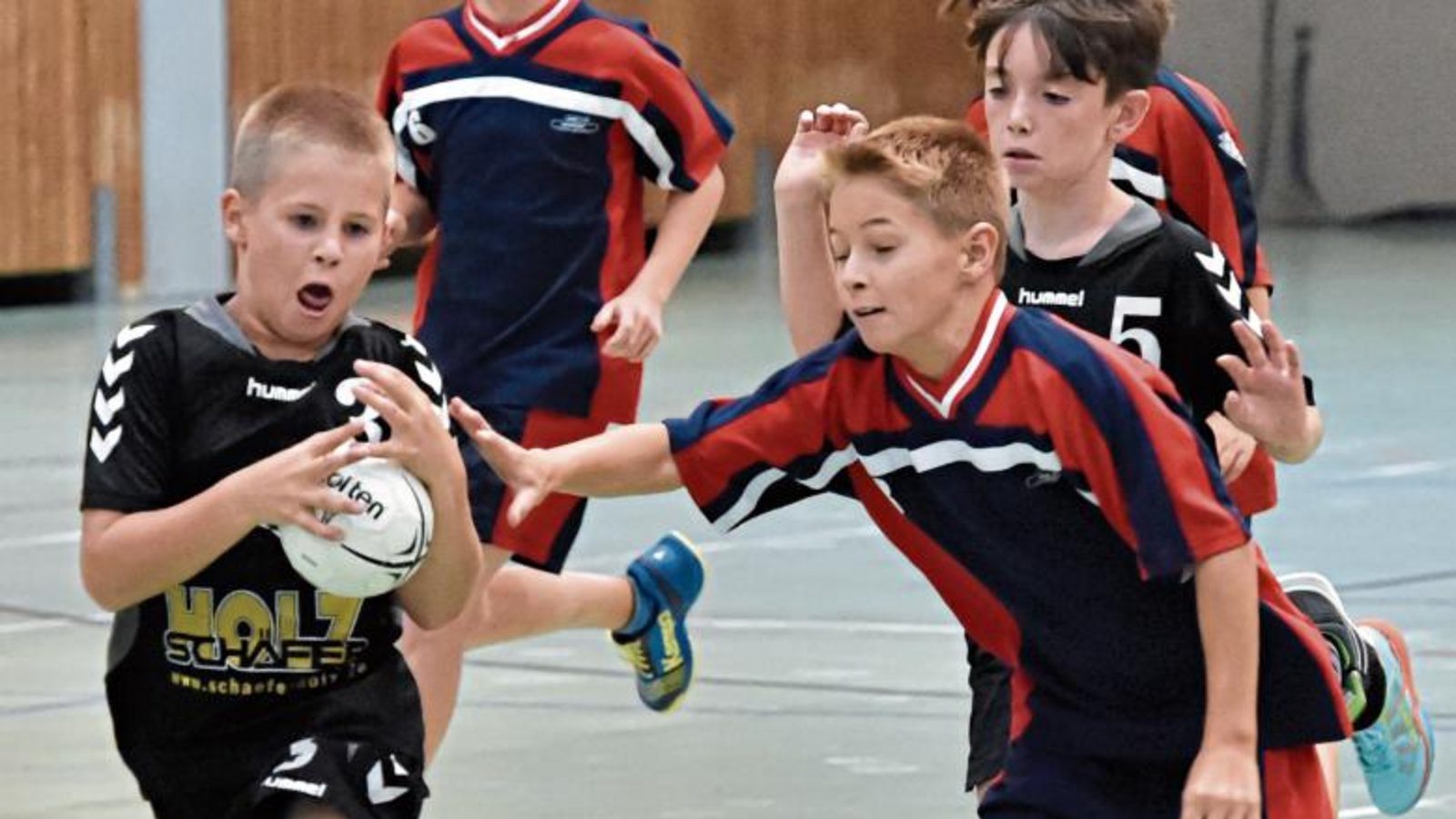 Handballnachwuchs bereitet sich vor
