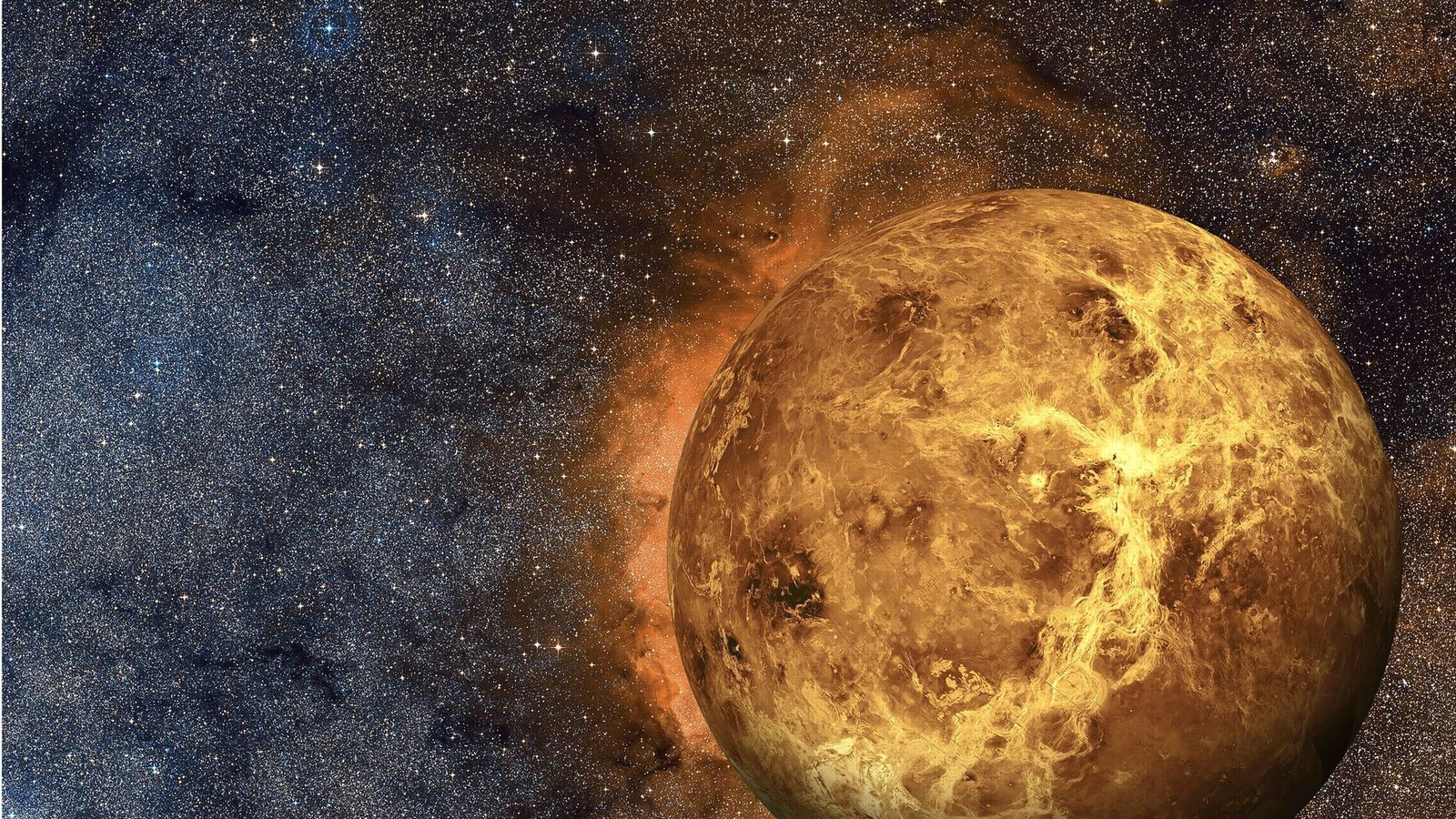 Die Venus strahlt am Morgenhimmel