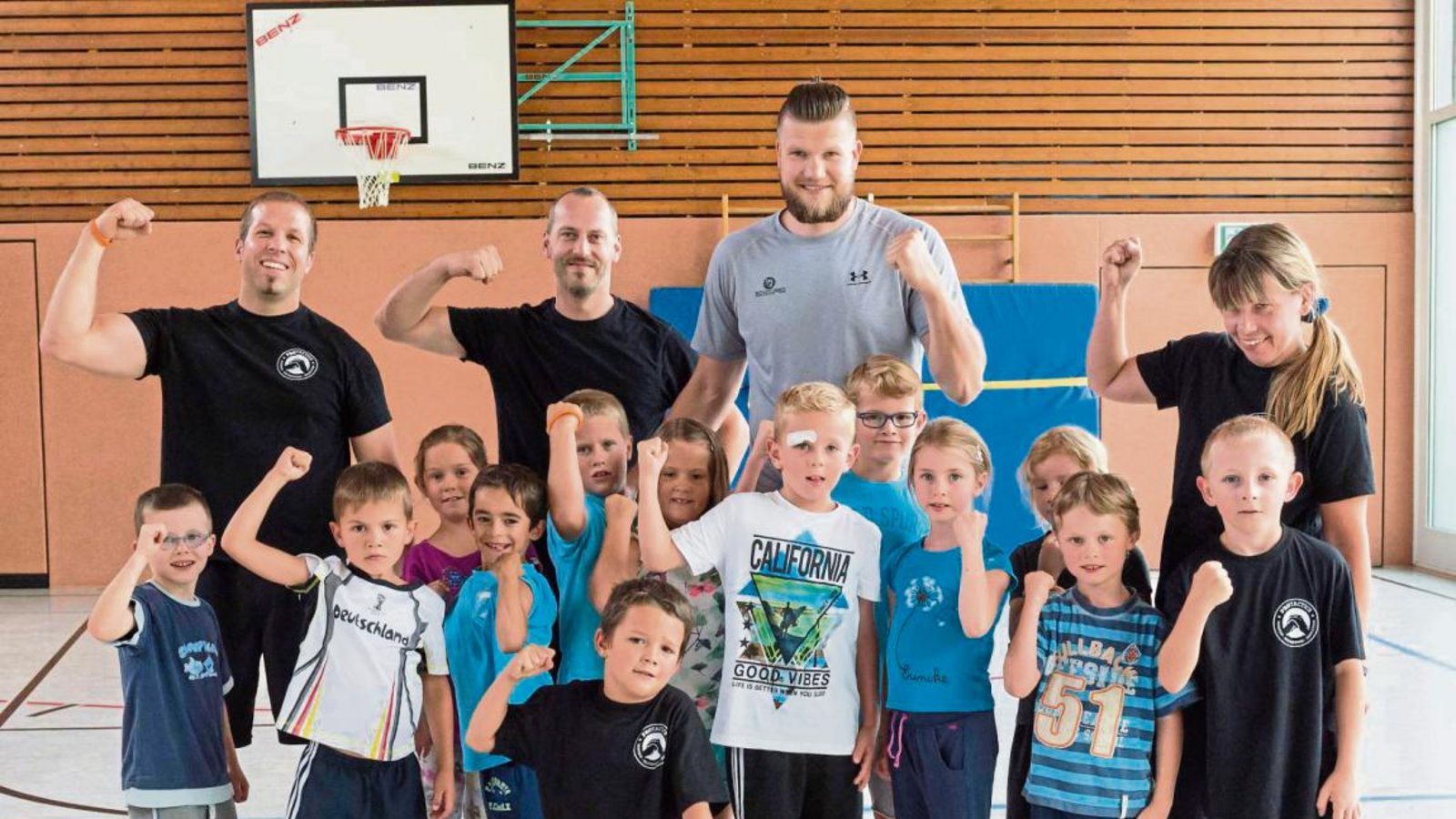 Selbstvertrauen tanken beim Box-Meister