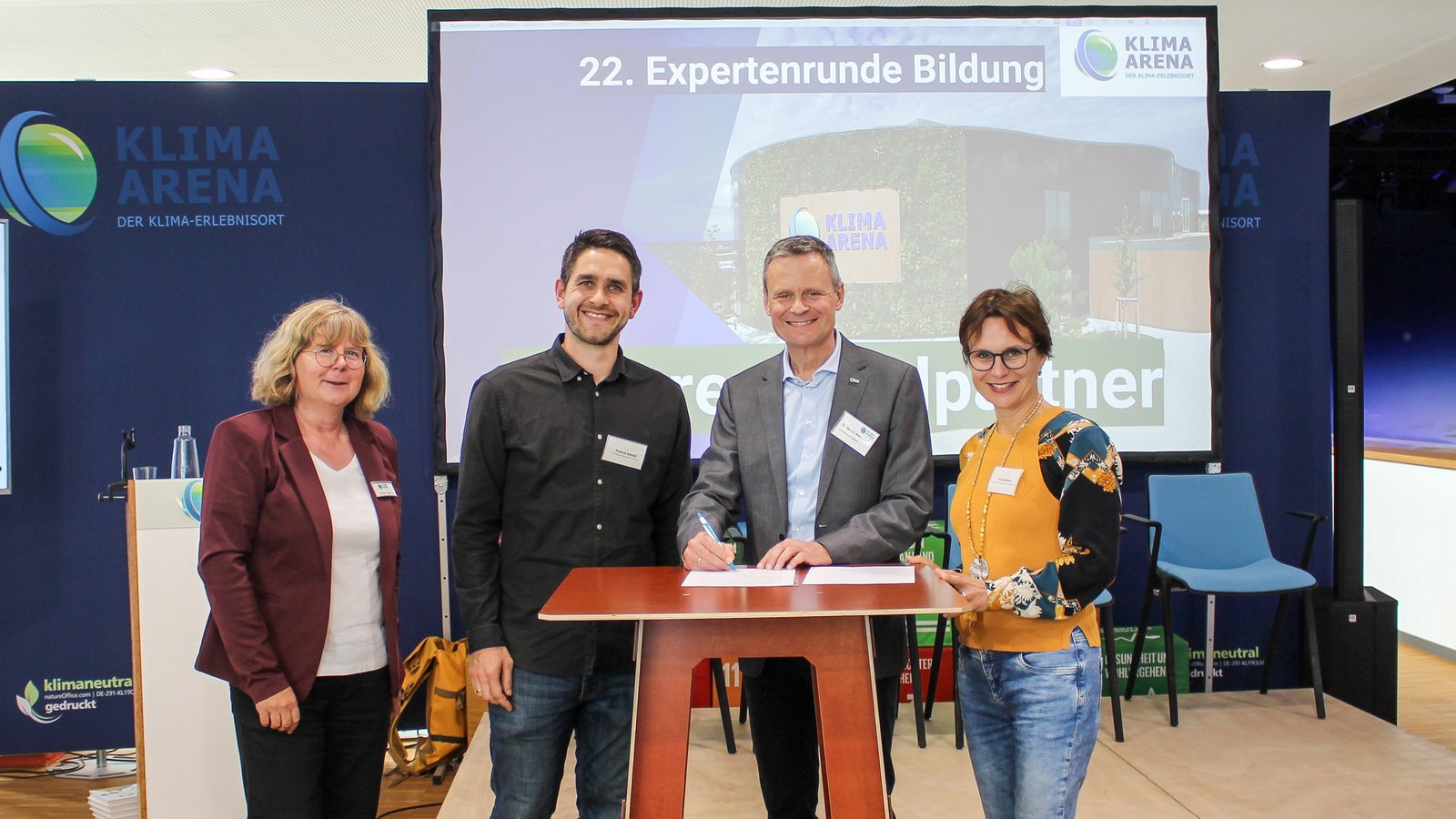 Kleinglattbacher OMRS und Erlebniszentrum Klima Arena bekräftigen ...