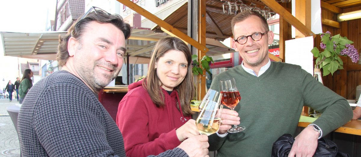 Das Vaihinger Weindorf ist eröffnet