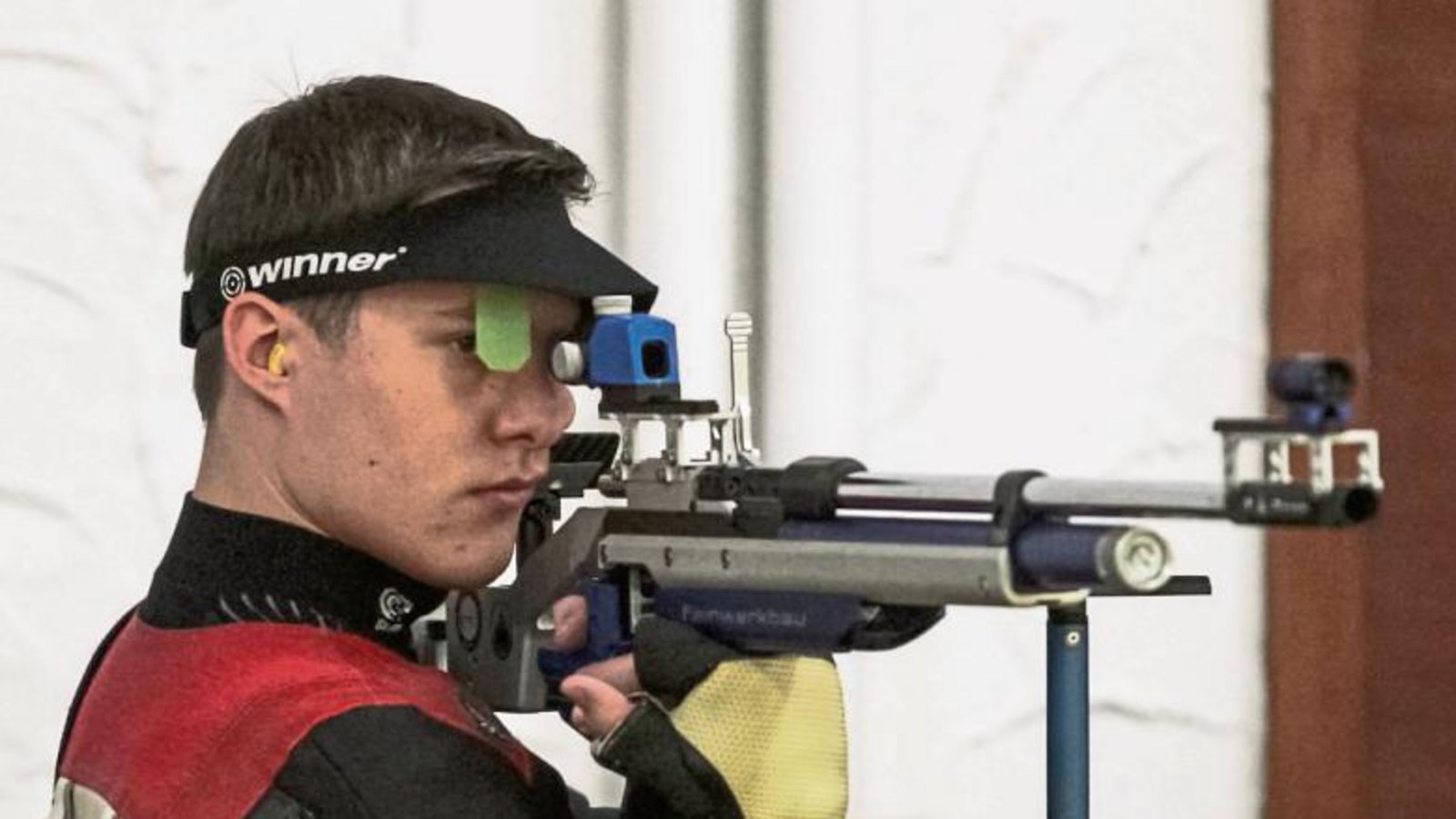 Luftgewehrschützen sind von der Rolle