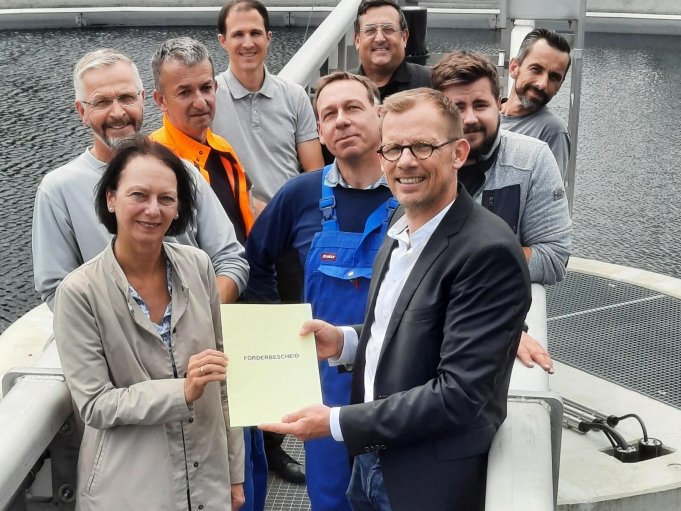 Land bezuschusst Modernisierung des Vaihinger Klärwerks