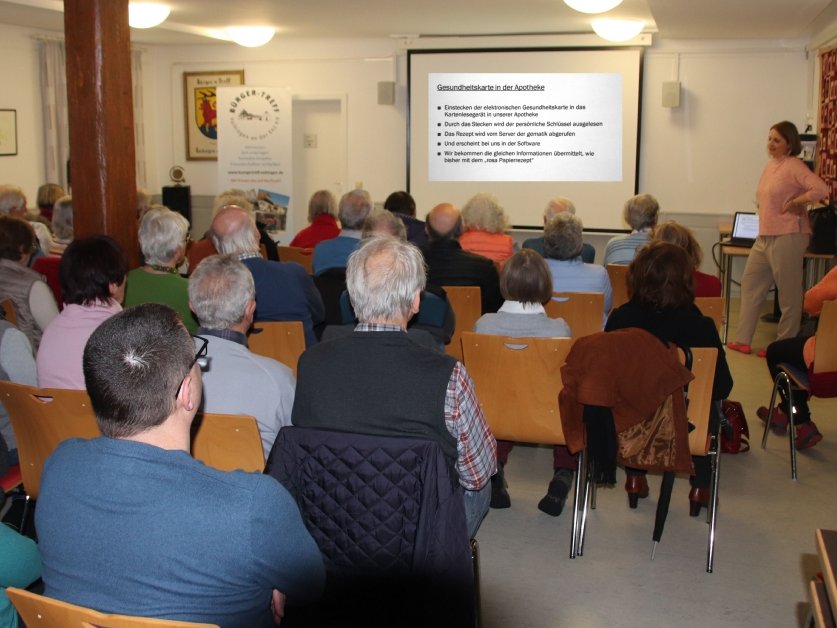 Großes Interesse am Vortrag zum E-Rezept