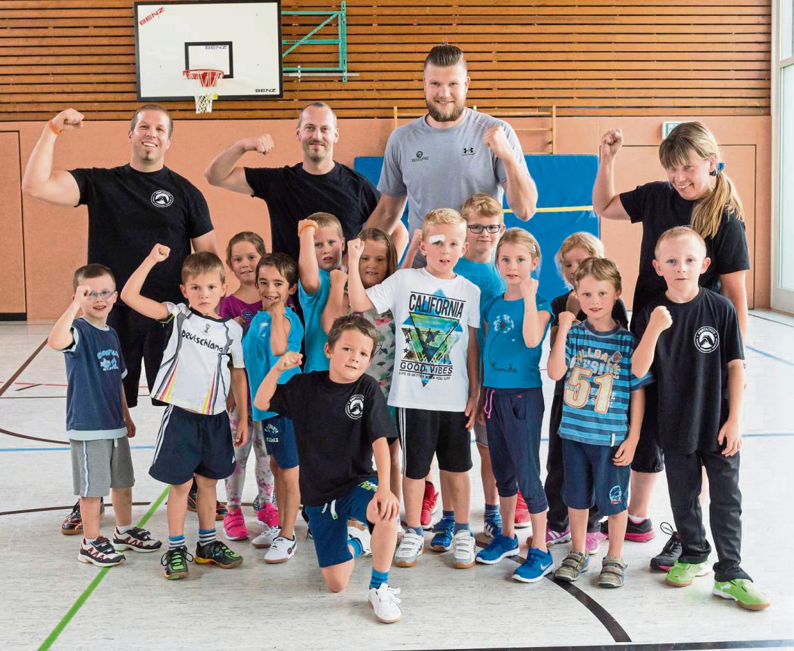 Selbstvertrauen tanken beim Box-Meister