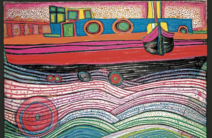 Leben am Wasser mit Hundertwasser
