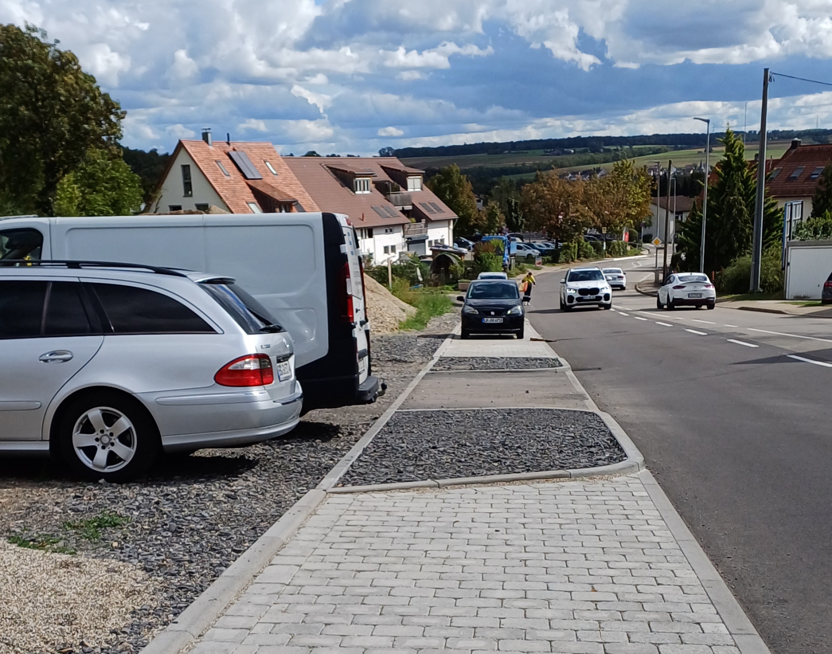 Der Gehweg kommt noch
