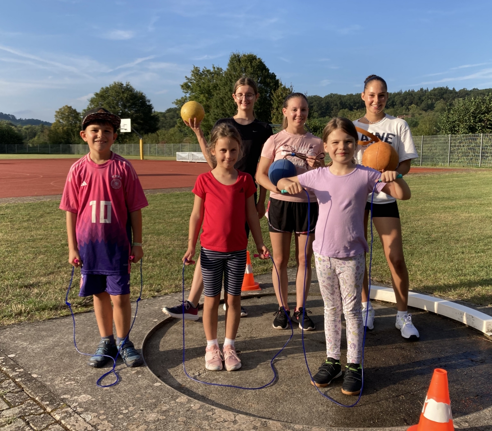 Beim Sportabzeichen mitgemacht