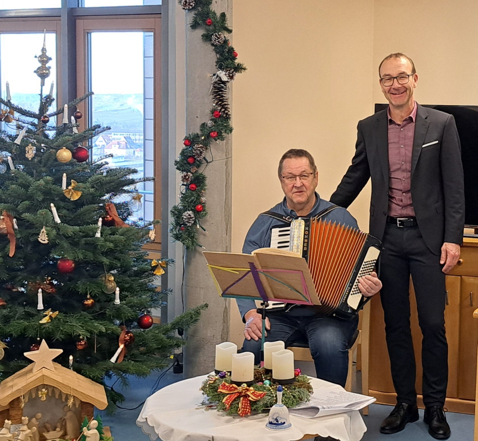 Werner Blaich spielt seit 20 Jahren im Karl-Gerok-Stift Vaihingen
