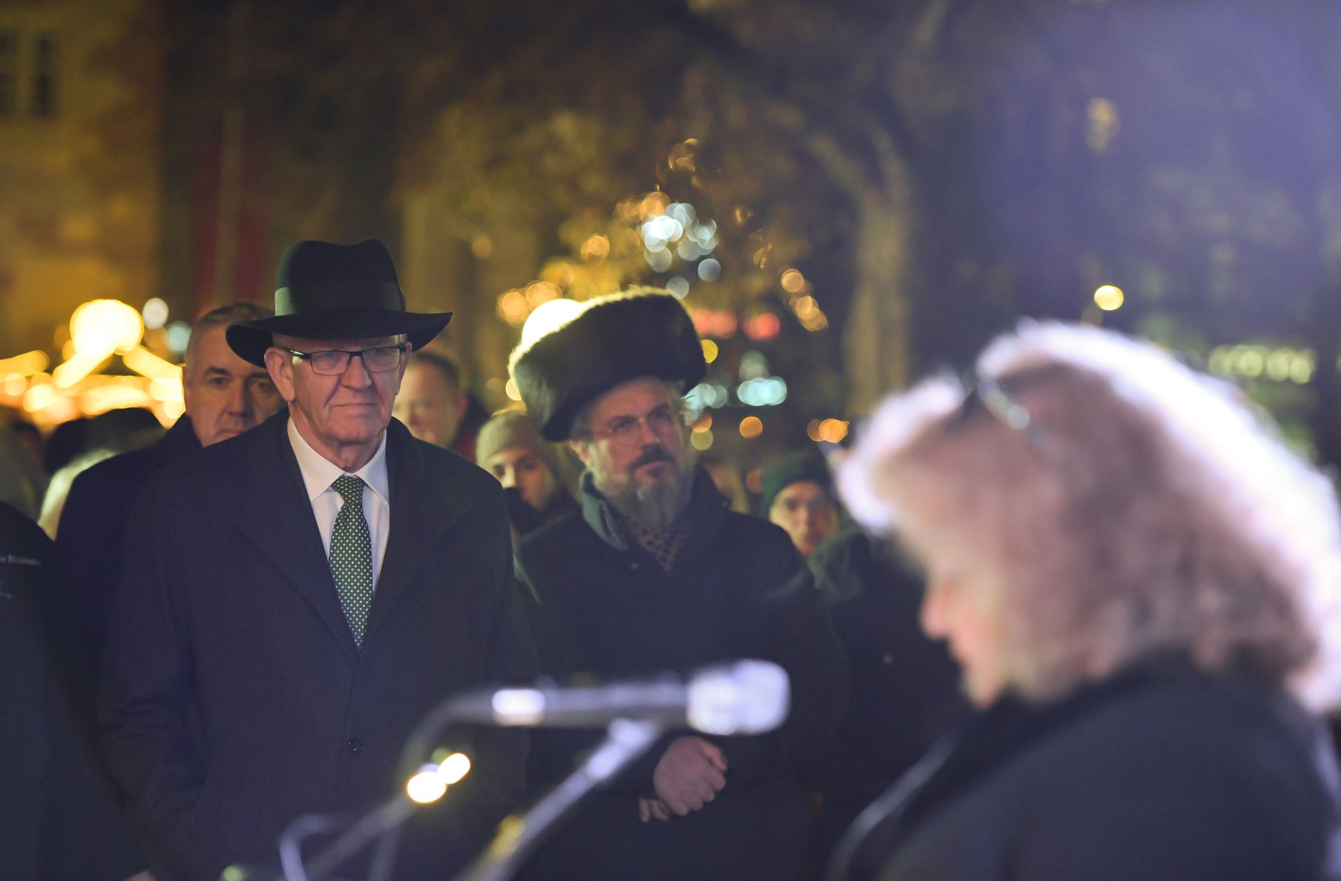 Lichter zum Chanukka-Fest in Stuttgart entzündet