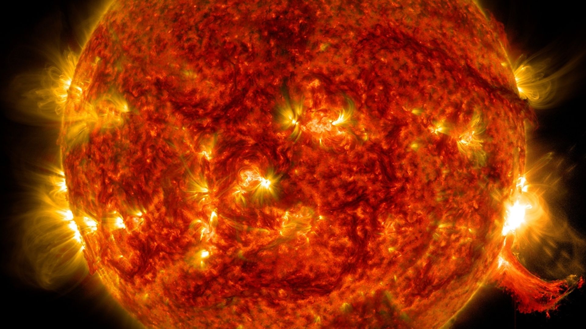 Wenn es auf der Sonne kracht
