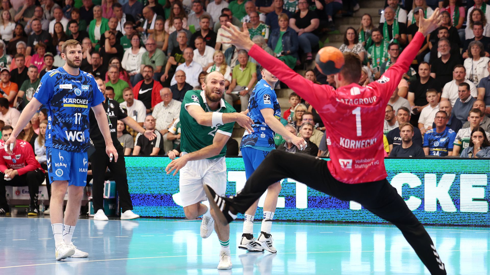 Linus Schmid entscheidet Derby-Thriller für TVB Stuttgart