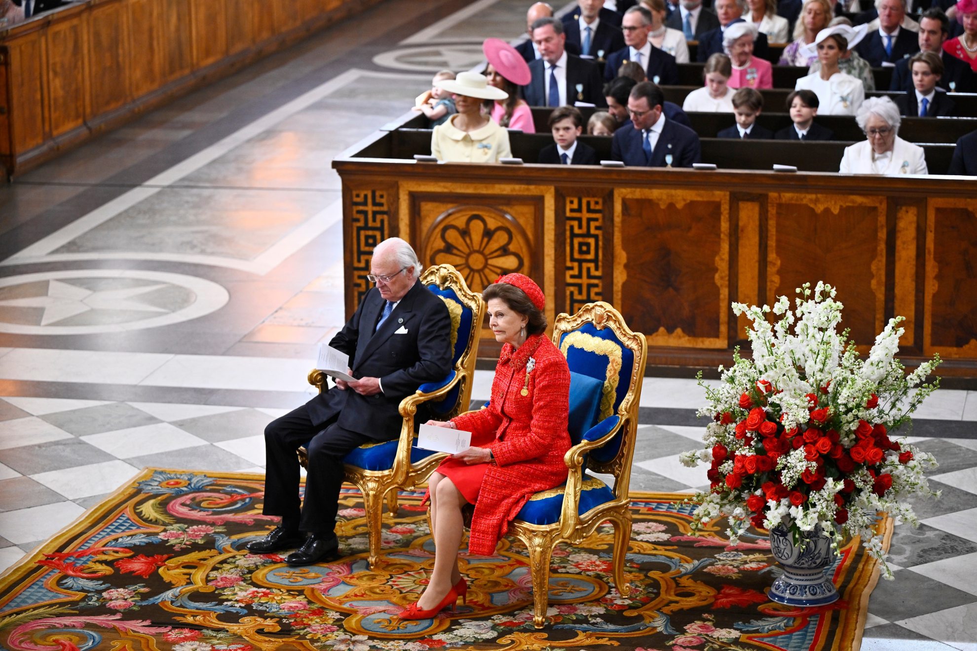 Silvia und Carl Gustaf feiern goldene Hochzeit in Stockholm