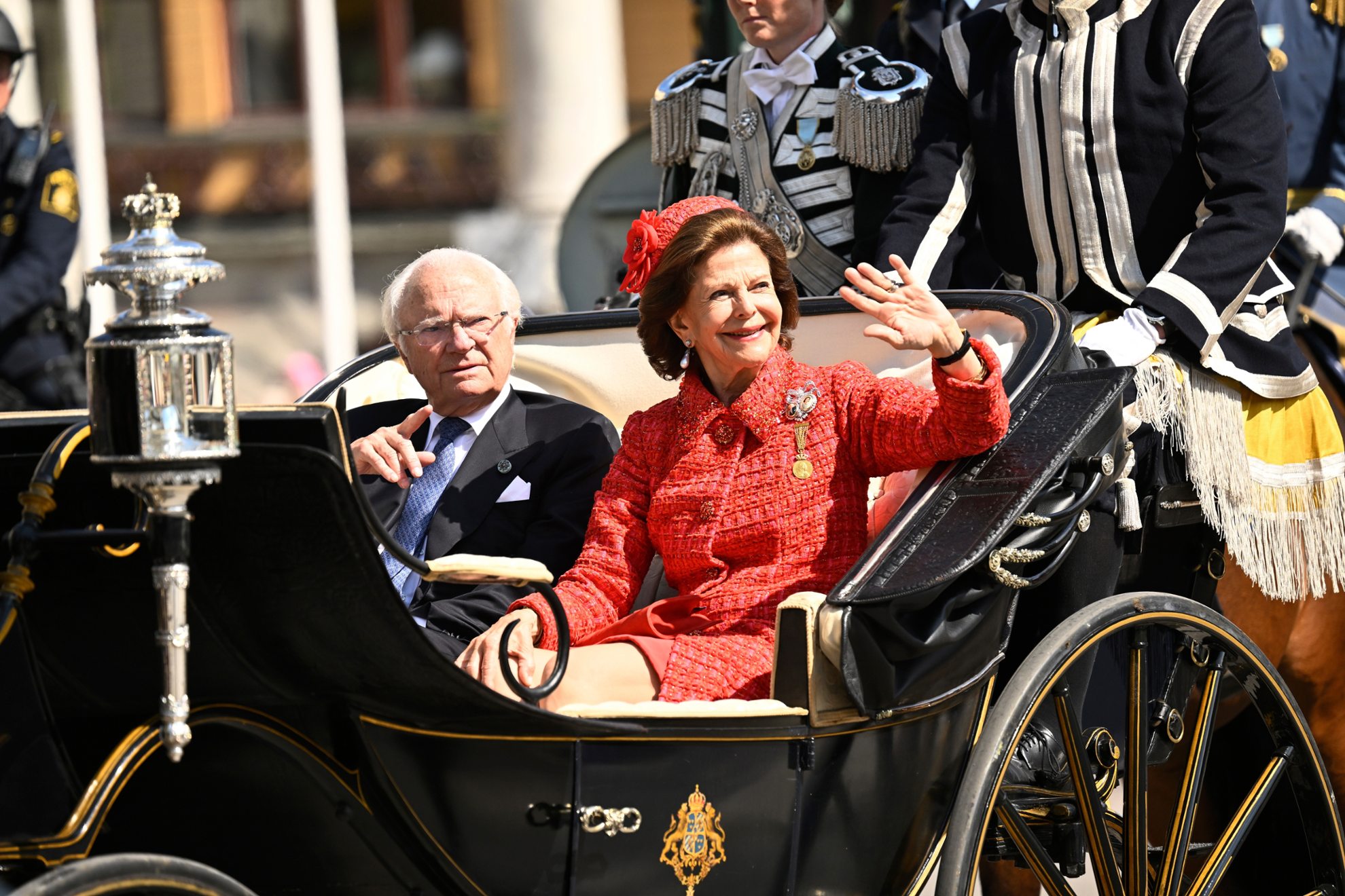 Silvia und Carl Gustaf feiern goldene Hochzeit in Stockholm